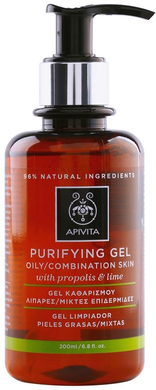 Apivita Cleansing Propolis & Lime gel limpiador para pieles grasas y mixtas | notino.es