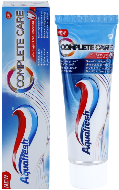 Aquafresh Complete Care Fluoride Toothpastes | notino.fi