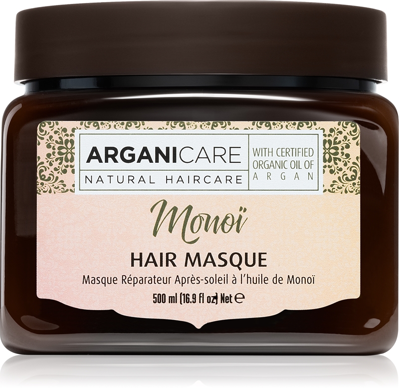 Arganicare Monoi Hair Masque Regenerating Hair Mask aftersun | notino.ie