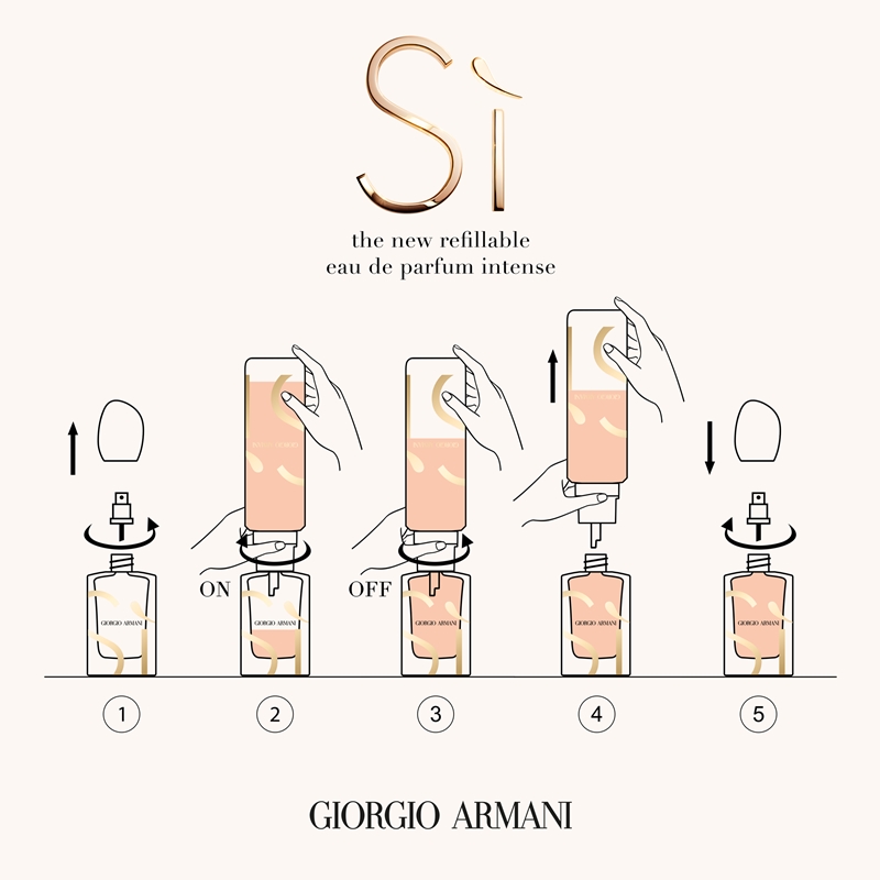 Armani Sì Intense eau de parfum refill for women | notino.co.uk