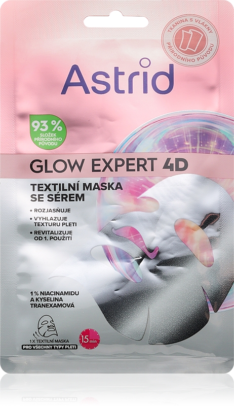 Astrid Glow Expert Sheet Mask to brighten and smooth the skin | notino.ie