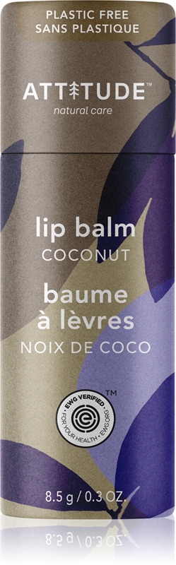 Attitude Leaves Bar Coconut Natural Balm for lips | notino.ie