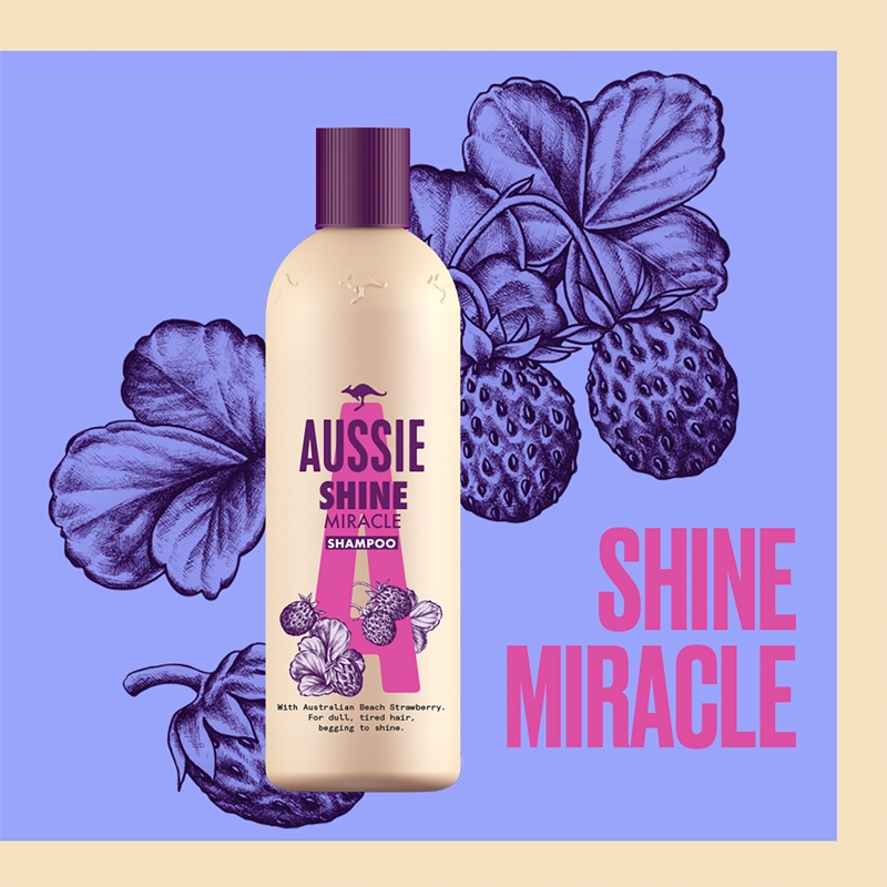 Aussie Shine Miracle хидратиращ шампоан за блясък и мекота на косата ...