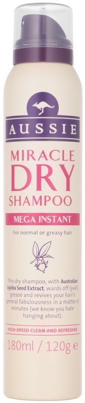 Aussie Mega Dry Shampoo For Normal To Oily Hair | notino.co.uk