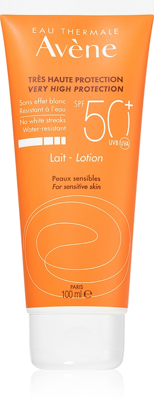 Avène Sun Lait sunscreen lotion for sensitive skin SPF 50+ | notino.co.uk