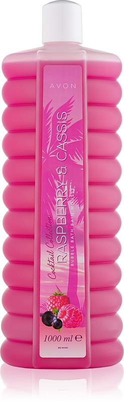 Avon Bubble Bath Raspberry & Cassis Bath Foam with raspberry aroma ...