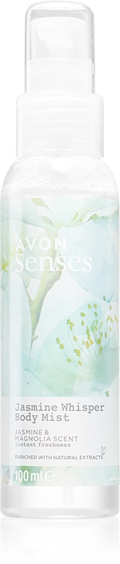 Avon Senses Jasmine Whisper spray rinfrescante con aroma di gelsomino ...