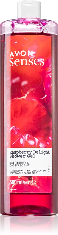 Avon Senses Raspberry Delight душ гел - грижа | notino.bg