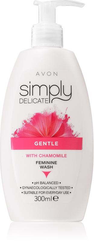 Avon Simply Delicate Gentle Gel für die Intimhygiene mit Kamille