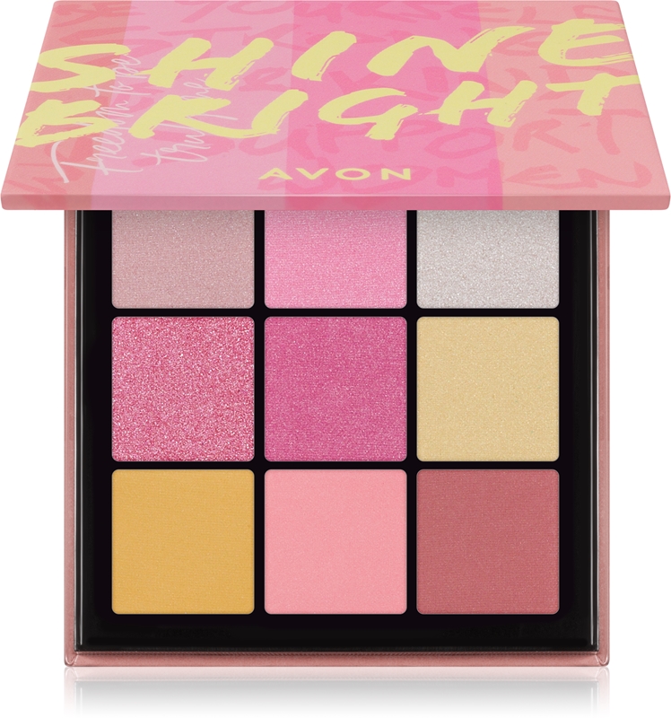 Avon Viva La Pink! Shine Bright Palette mit Lidschatten