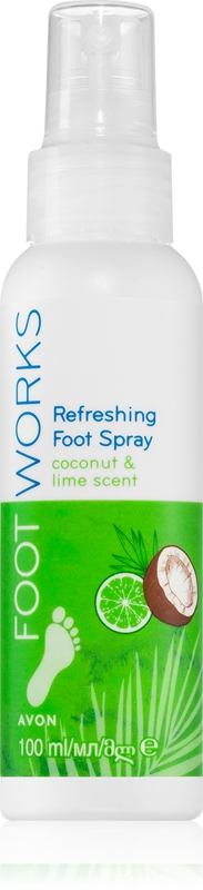 Avon Foot Works Coconut Oil Spray For Legs with a refreshing effect ...
