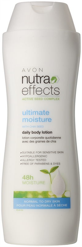 Avon Nutra Effects lait corporel hydratant pour peaux normales et ...