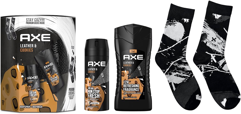 Axe Leather & Cookies darčeková sada (na telo a nohy) pre mužov | notino.sk