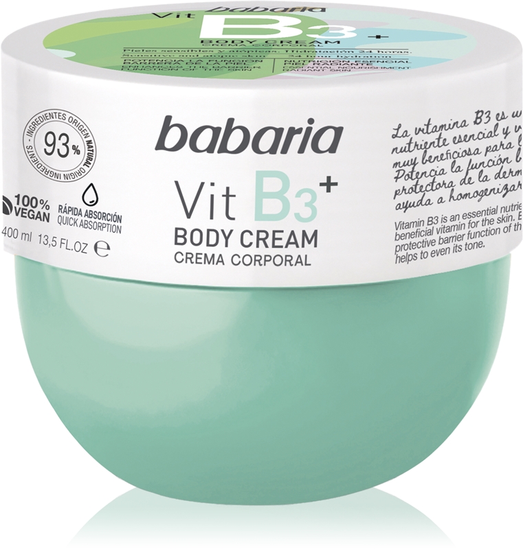 Babaria Vitamin B3 Body Cream for sensitive skin | notino.ie