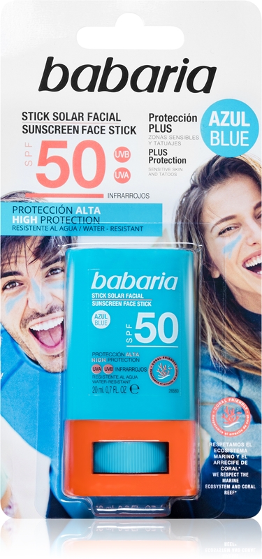 Babaria Blue Face Sun Stick Protective Moisturizing Stick for face and ...