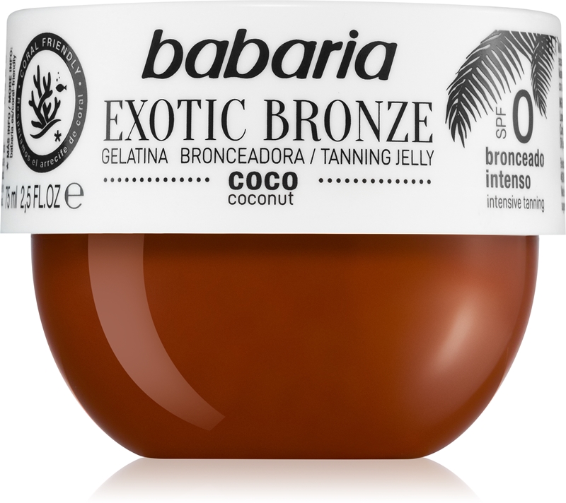 Babaria Tanning Jelly Exotic Bronze gel corporel pour un bronzage ...