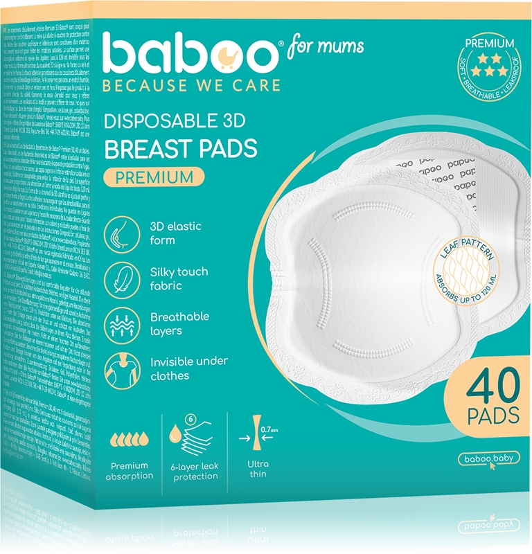 Baboo Premium Disposable Breast Pads Einweg-Stilleinlagen Erfahrung ...