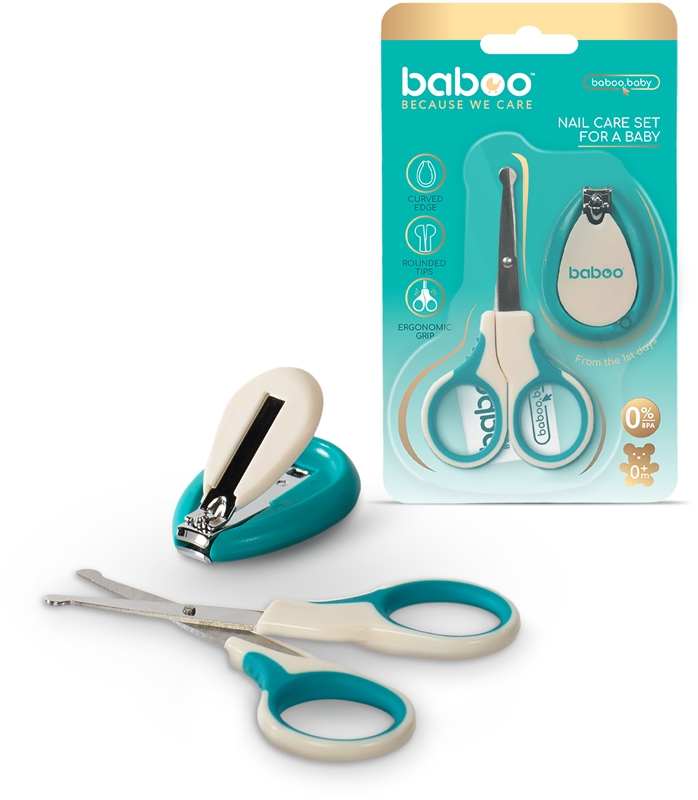Baboo Nail Care Set Set de manichiură pentru nou-nascuti si copii ...