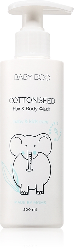 Baby Boo COTTONSEED Hair and Body Wash Shampoo and Bath Foam for ...