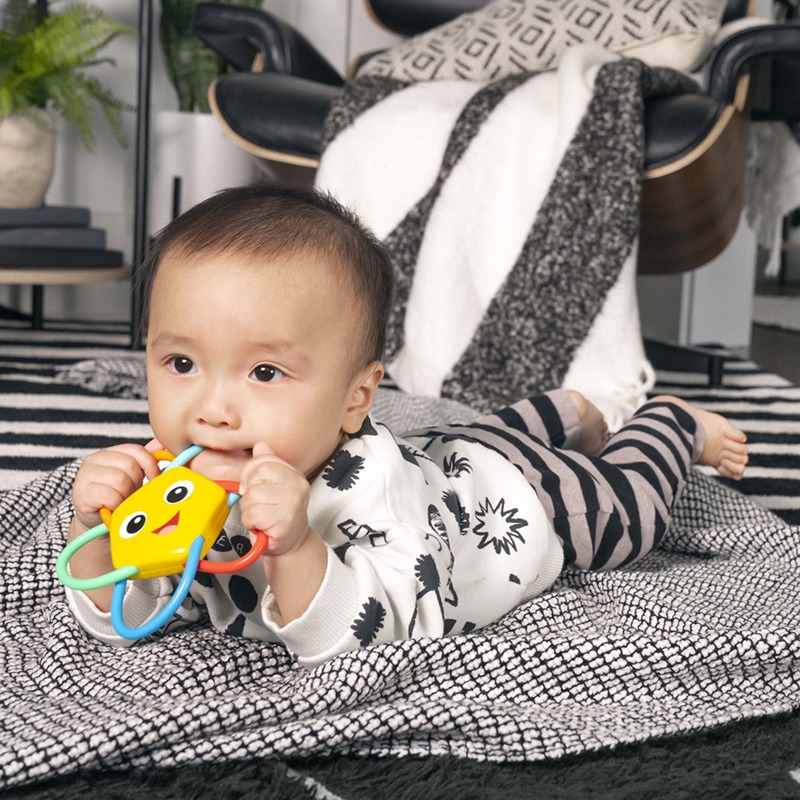 Baby Einstein Soothing Star Teether & Rattle Toy Beißring mit Rassel ...