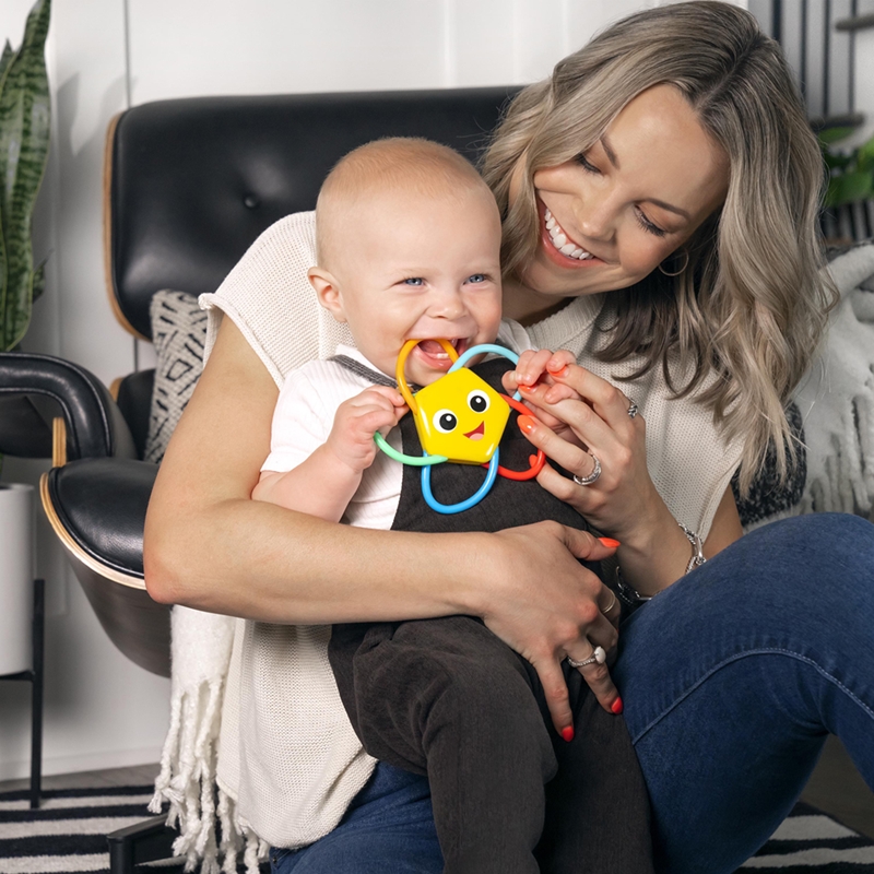 Baby Einstein Soothing Star Teether & Rattle Toy Beißring mit Rassel ...