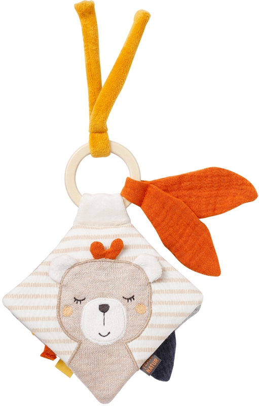 BABY FEHN fehnNATUR Soft Book Donkey & Teddy livre d’éveil contrasté ...