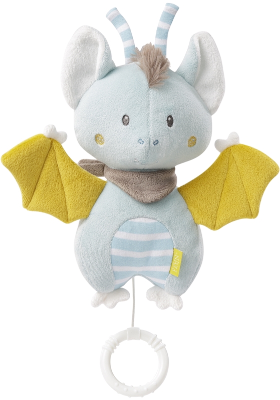 BABY FEHN Music Box Little Castle Bat legetøj med kontraster til ophæng ...