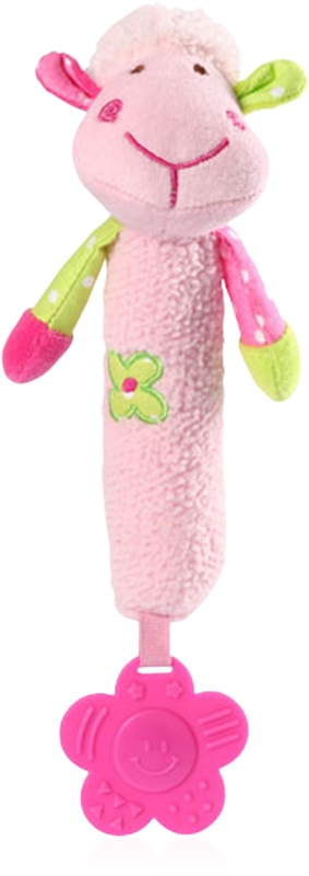 BabyOno Squeaky Toy Sweet Lambie squeaky toy with teether | notino.ie