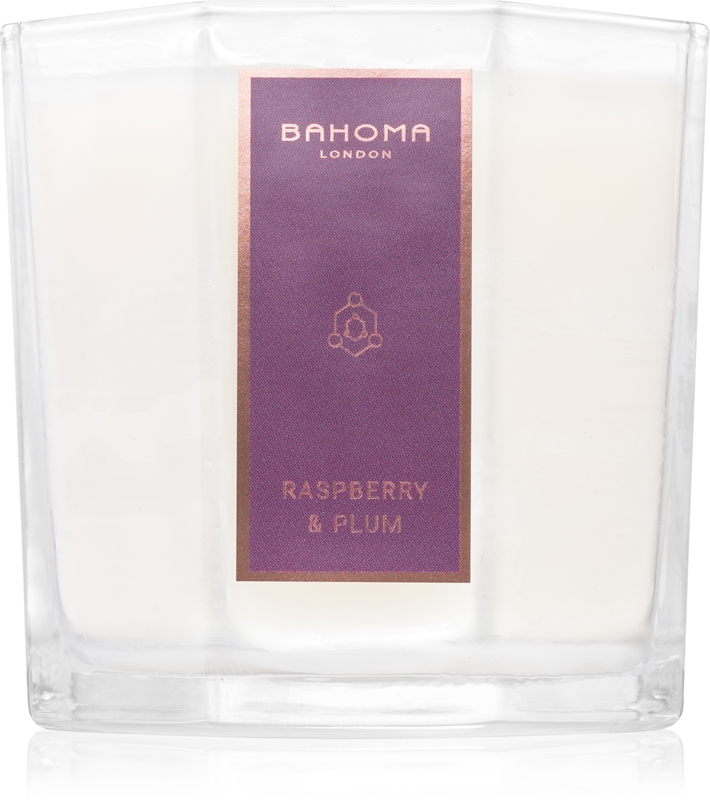 Bahoma London Octagon Collection Raspberry & Plum bougie parfumée ...