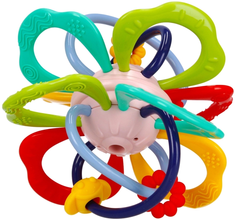 Bam-Bam Sensory Ball chew toy with rattle | notino.co.uk