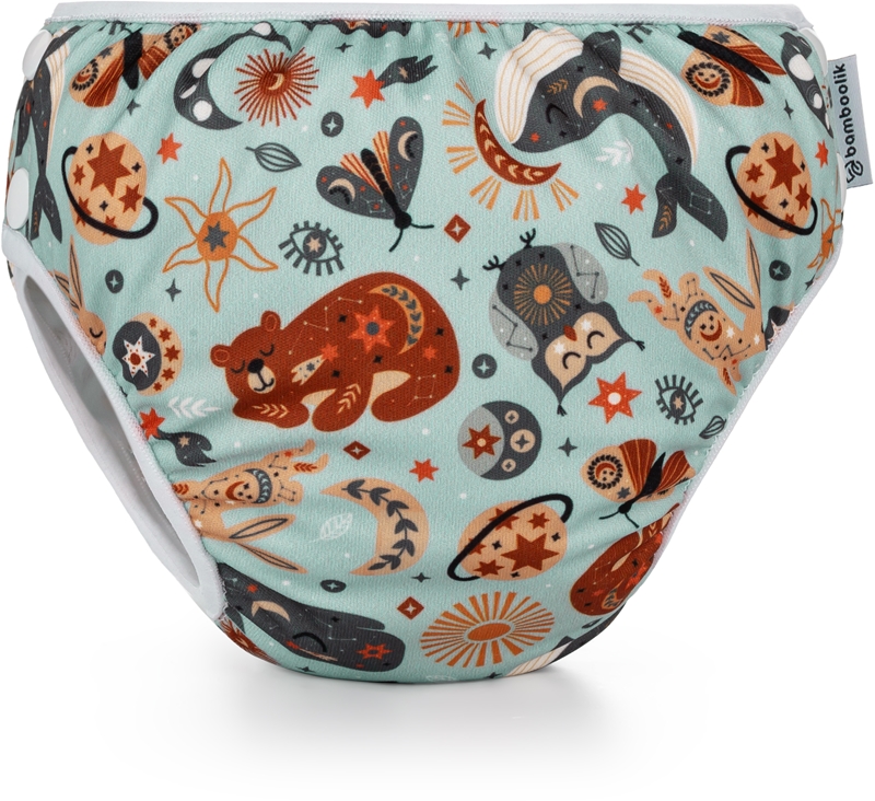 Bamboolik Swim Diapers Celestial Animals washable swim nappies | notino.ie