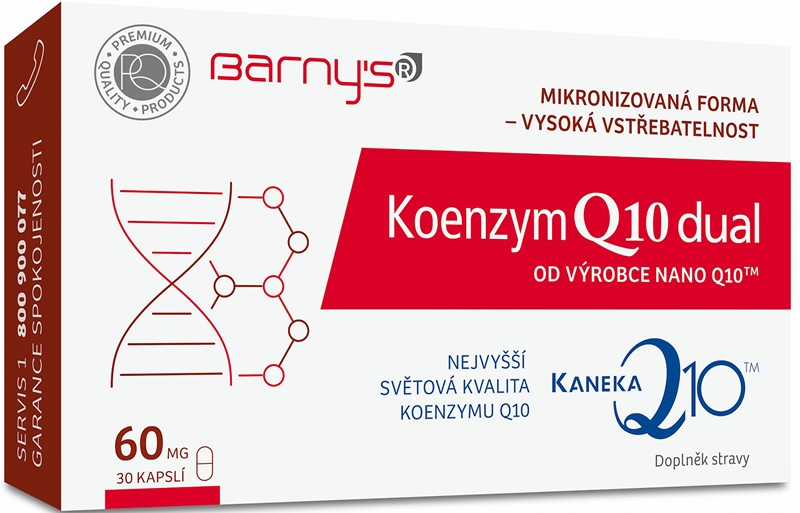 Barny's Koenzym Q10 kapsle pro podporu krevního oběhu a kognitivních funkcí | notino.cz