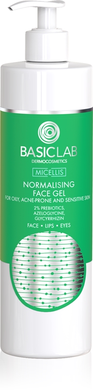 BasicLab Dermocosmetics Micellis normalizující čisticí gel pro mastnou pleť se sklonem k akné ...