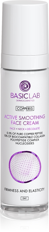 BasicLab Dermocosmetics Copperis crème de jour lissante avec des peptides | notino.fr