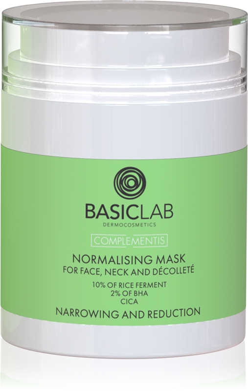 BasicLab Dermocosmetics Complementis normalizačná maska pre mastnú a zmiešanú pleť | notino.sk