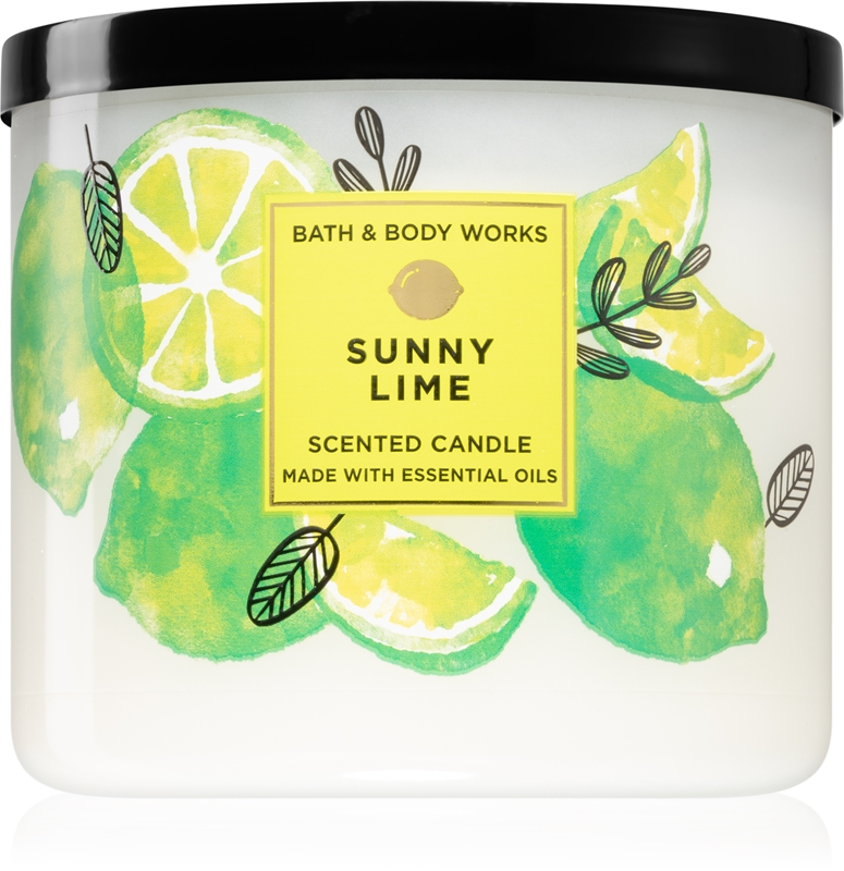 Bath & Body Works Sunny Lime kvapioji žvakė | notino.lt