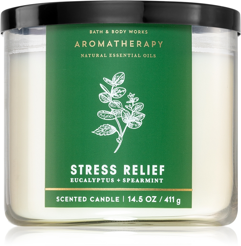 Bath & Body Works Stress Relief Eucalyptus & Spearmint vela perfumada ...