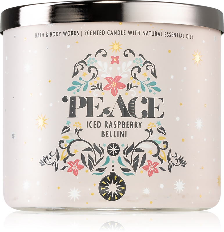 Bath & Body Works Iced Raspberry Bellini aromatizēta svece | notino.lv