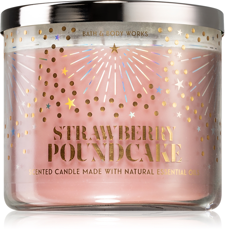 Bath & Body Works Strawberry Pound Cake kvapioji žvakė | notino.lt