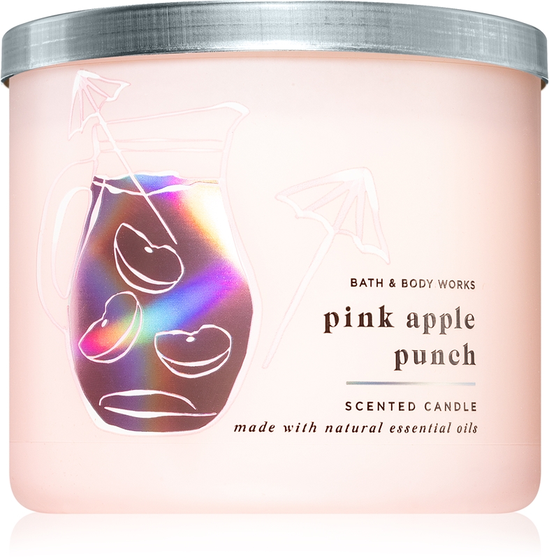 Bath & Body Works Pink Apple Punch aromatizēta svece | notino.lv