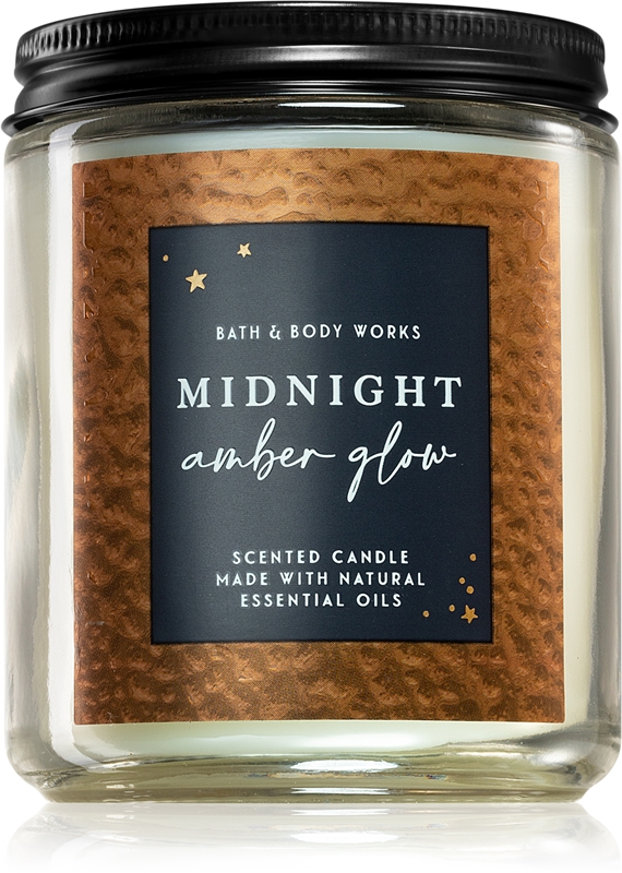 Bath & Body Works Midnight Amber Glow vela perfumada | notino.pt