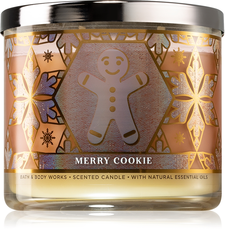 Bath & Body Works Merry Cookie vela perfumada I. | notino.pt