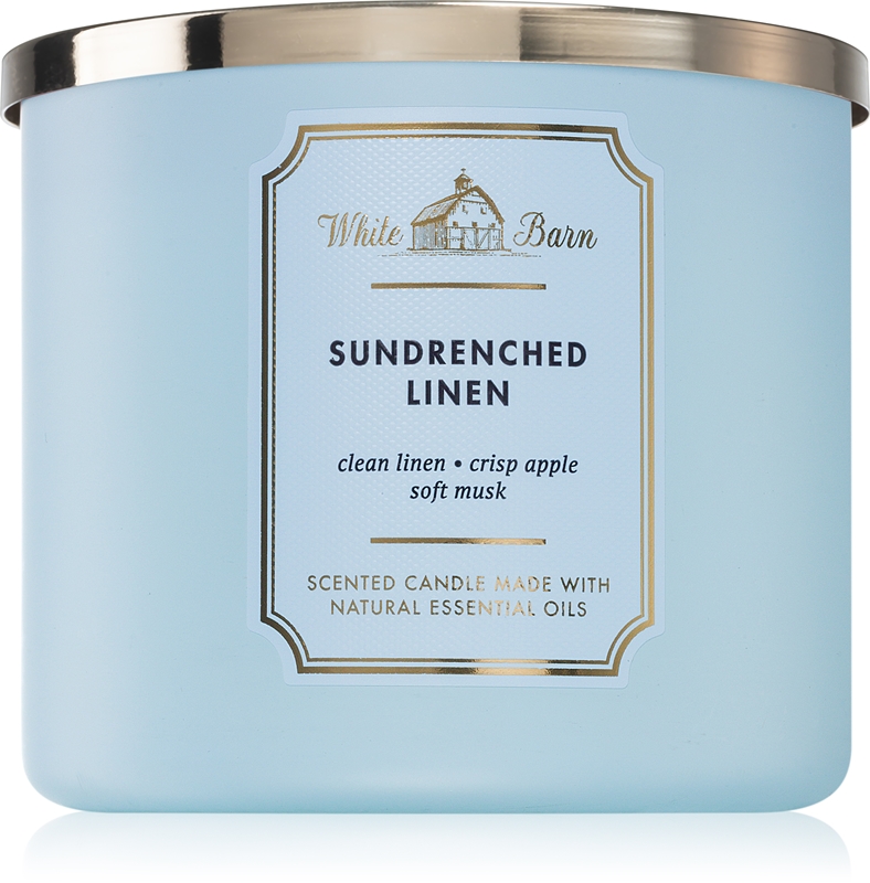 Bath & Body Works Sun Drenched Linen scented candle | notino.ie
