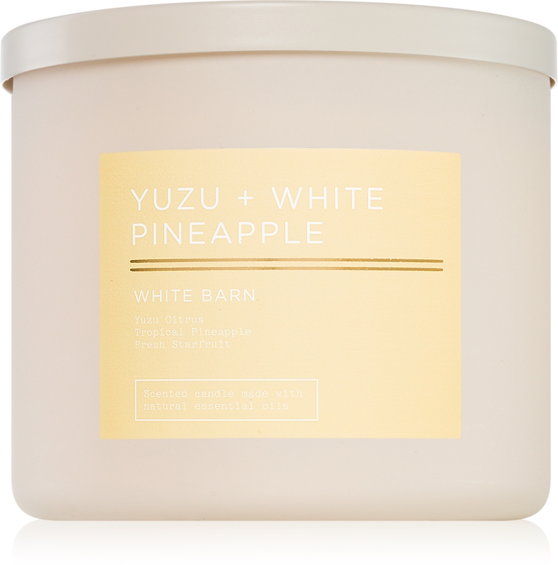 Bath & Body Works Yuzu + White Pineapple kvapioji žvakė | notino.lt