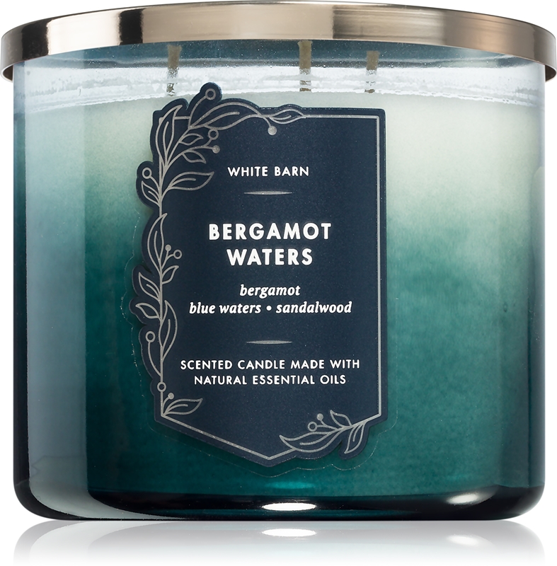Bath & Body Works Bergamot Waters aromatizēta svece | notino.lv