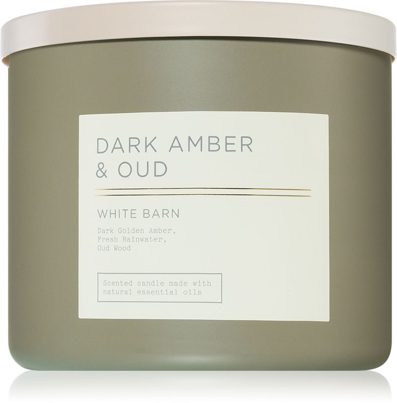 Bath & Body Works Dark Amber & Oud scented candle | notino.co.uk