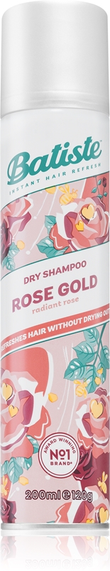 Batiste Rose Gold suchy szampon absorbujący nadmiar sebum i odświeżający włosy opinie | notino.pl
