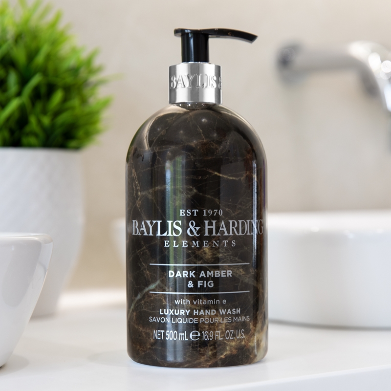 Baylis & Harding Elements Dark Amber & Fig liquid hand soap | notino.co.uk