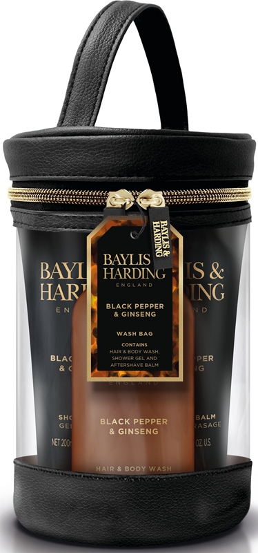 Baylis & Harding Black Pepper & Ginseng gift set II. (for bath) for men ...