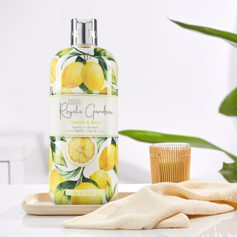 Baylis & Harding Royale Garden Lemon & Basil gel de duche | notino.pt
